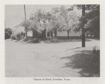 Historical Photos – City of Franklin, Texas – Robertson County